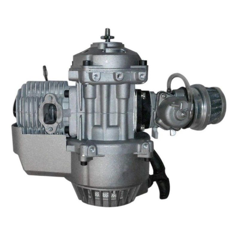 Minimoto Engine 4 Ports Monobloc 50cc + Carburetor 12 CH
