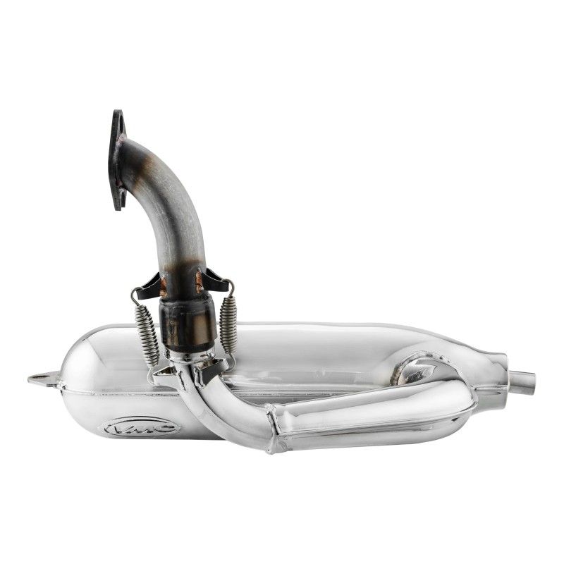 Marmitta VMC SILURO SPORT CROMATA per Vespa Small frame