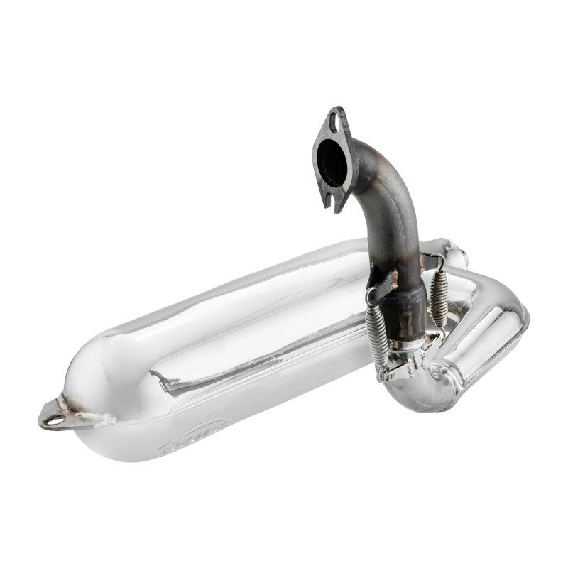 Marmitta VMC SILURO SPORT CROMATA per Vespa Small frame